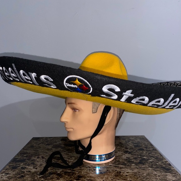 Handmade | Accessories | Pittsburgh Steelers Custom Made Sombrero ...
